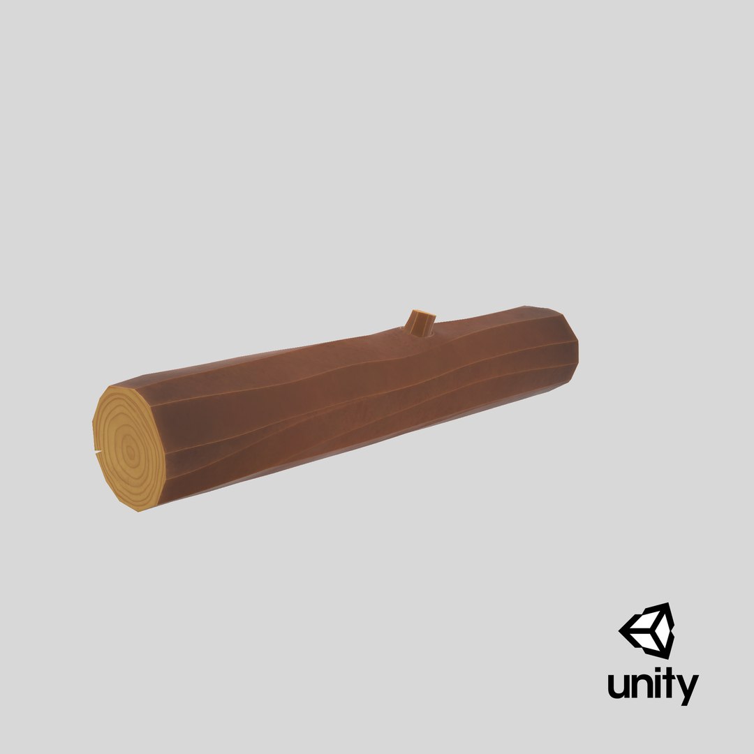 Cartoon Log 01 Model - TurboSquid 1941548