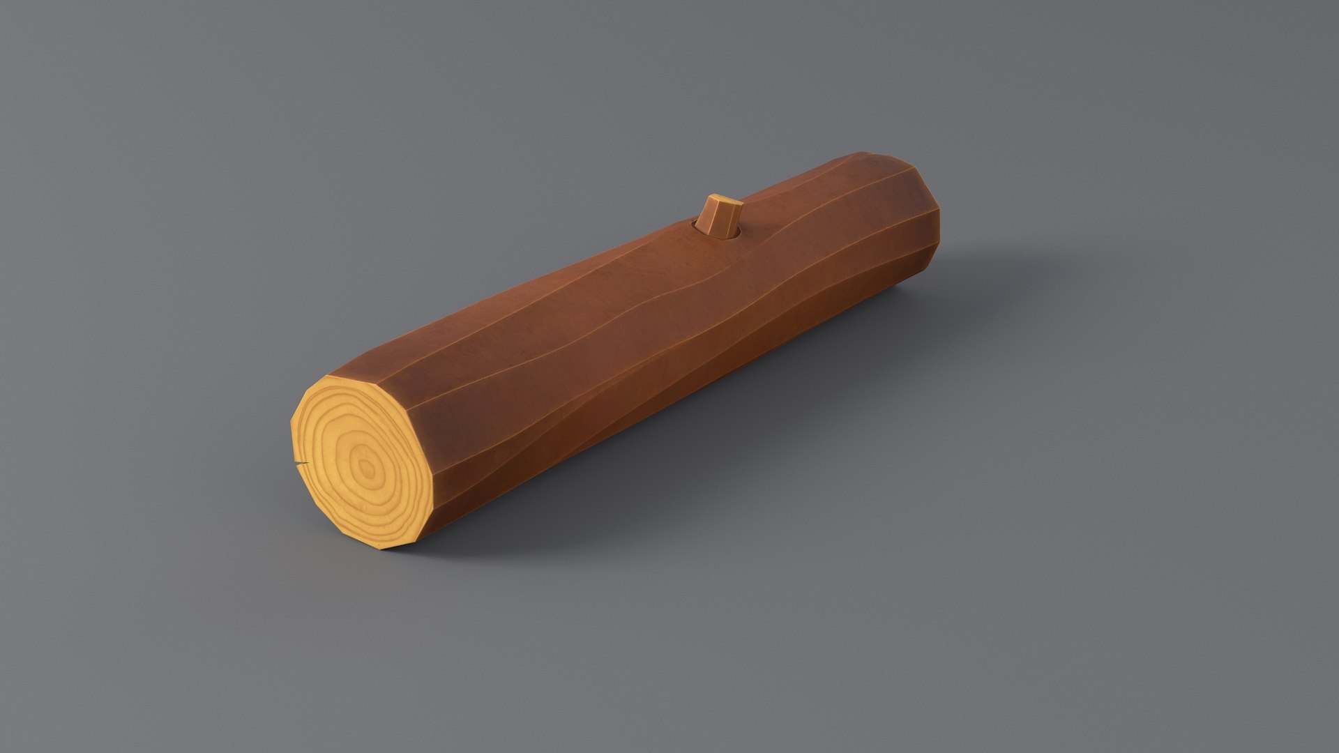 Cartoon Log 01 model - TurboSquid 1941548