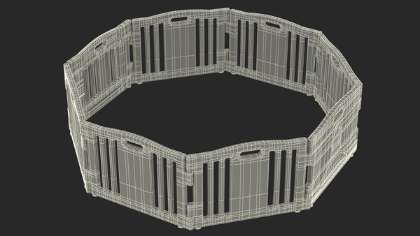 modelo 3d Octágono de parque infantil para bebés - TurboSquid 1838071