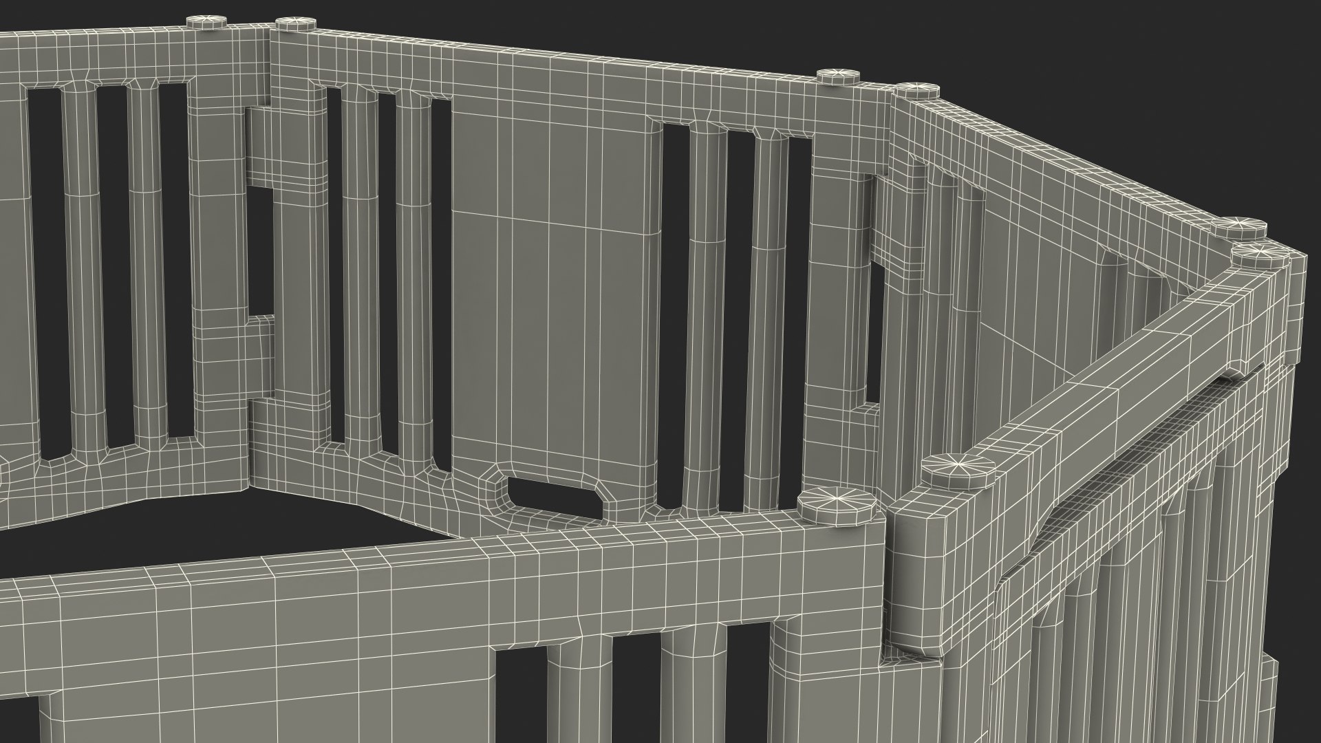 Baby Playpen Octagon 3D - TurboSquid 1838071