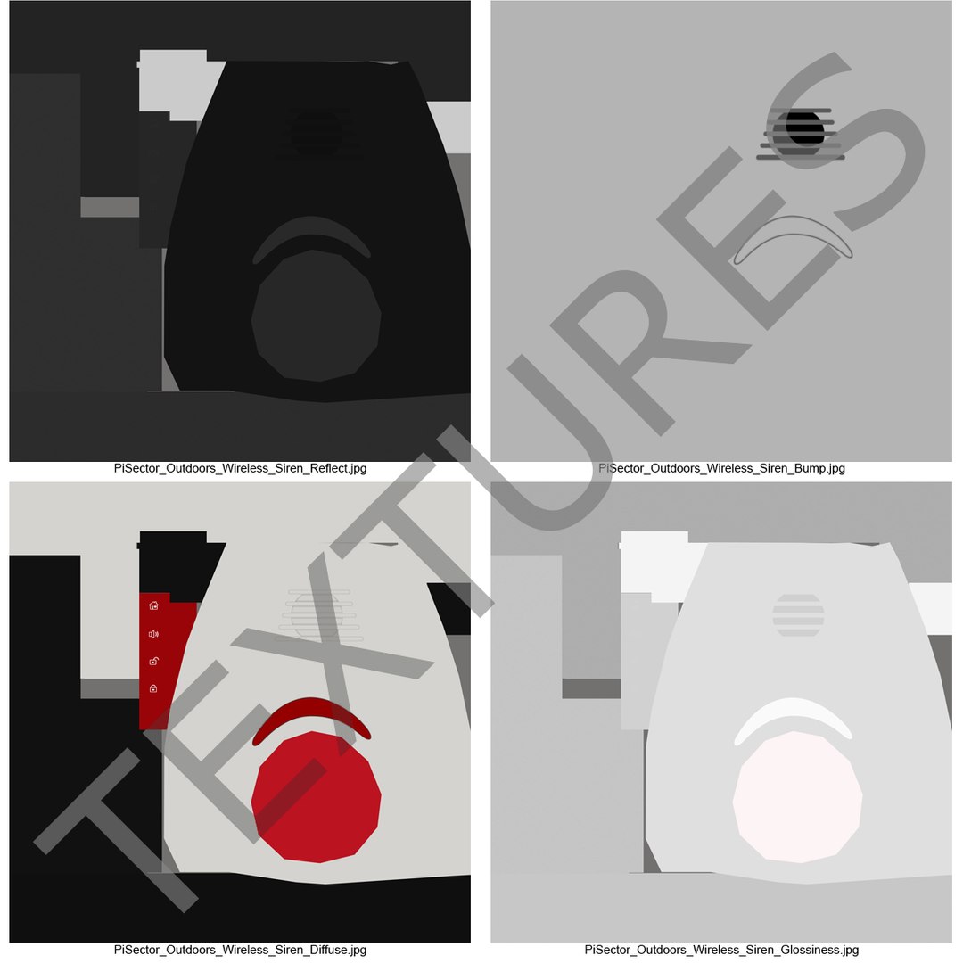 Motion Detector Pisector 3d Model