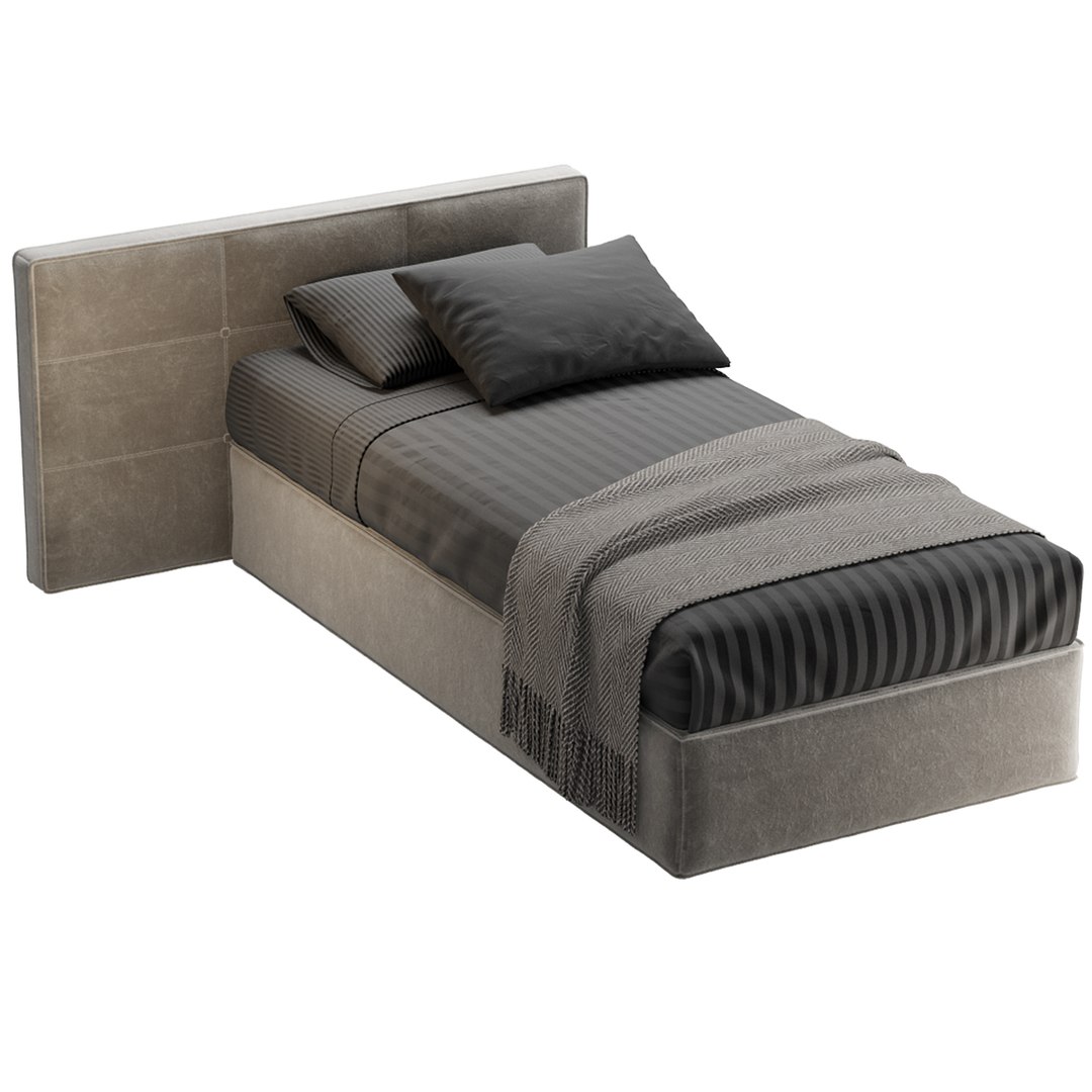 Single Bed 3D Model - TurboSquid 1513569