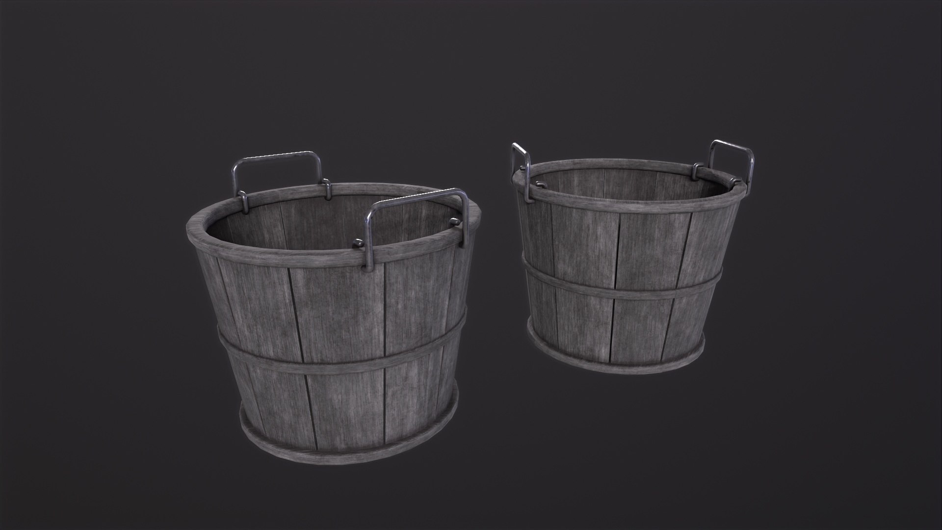 Bushel Basket 3D Model - TurboSquid 2106142