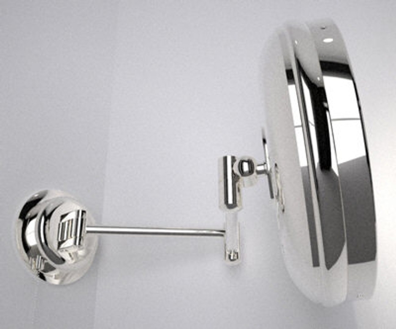 Illuminated Shaving Mirror 3d Model