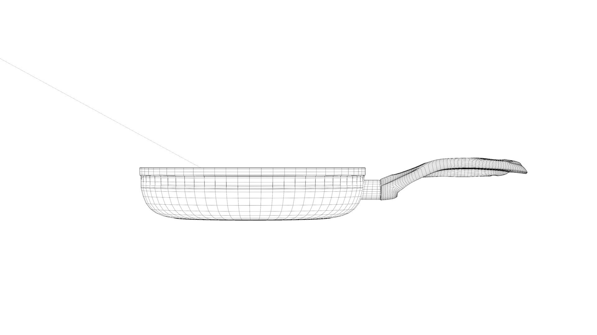 Grey Frying Pan 3D Model - TurboSquid 2290081