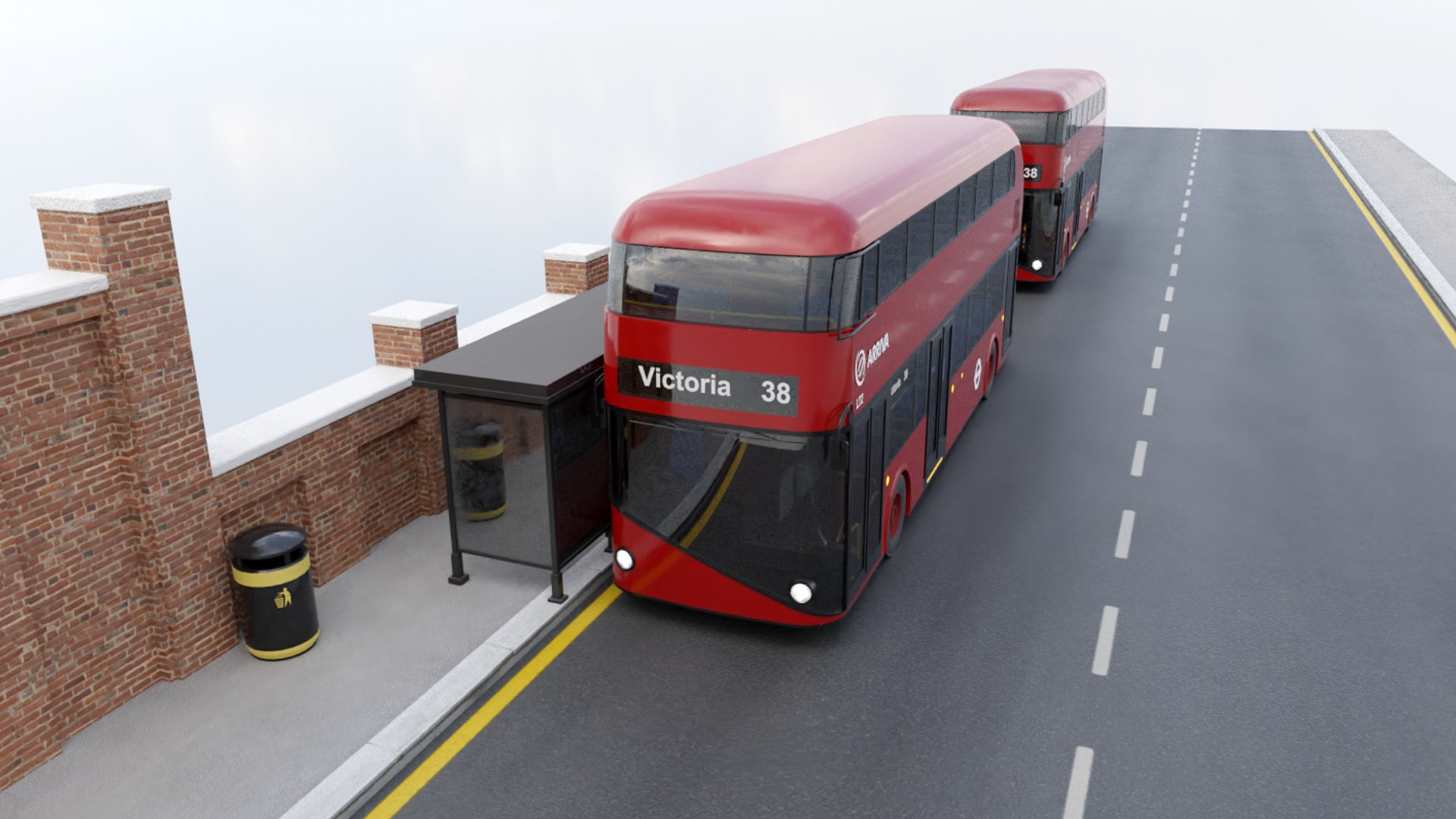 3D Red Routemaster London Bus Model - TurboSquid 2205026