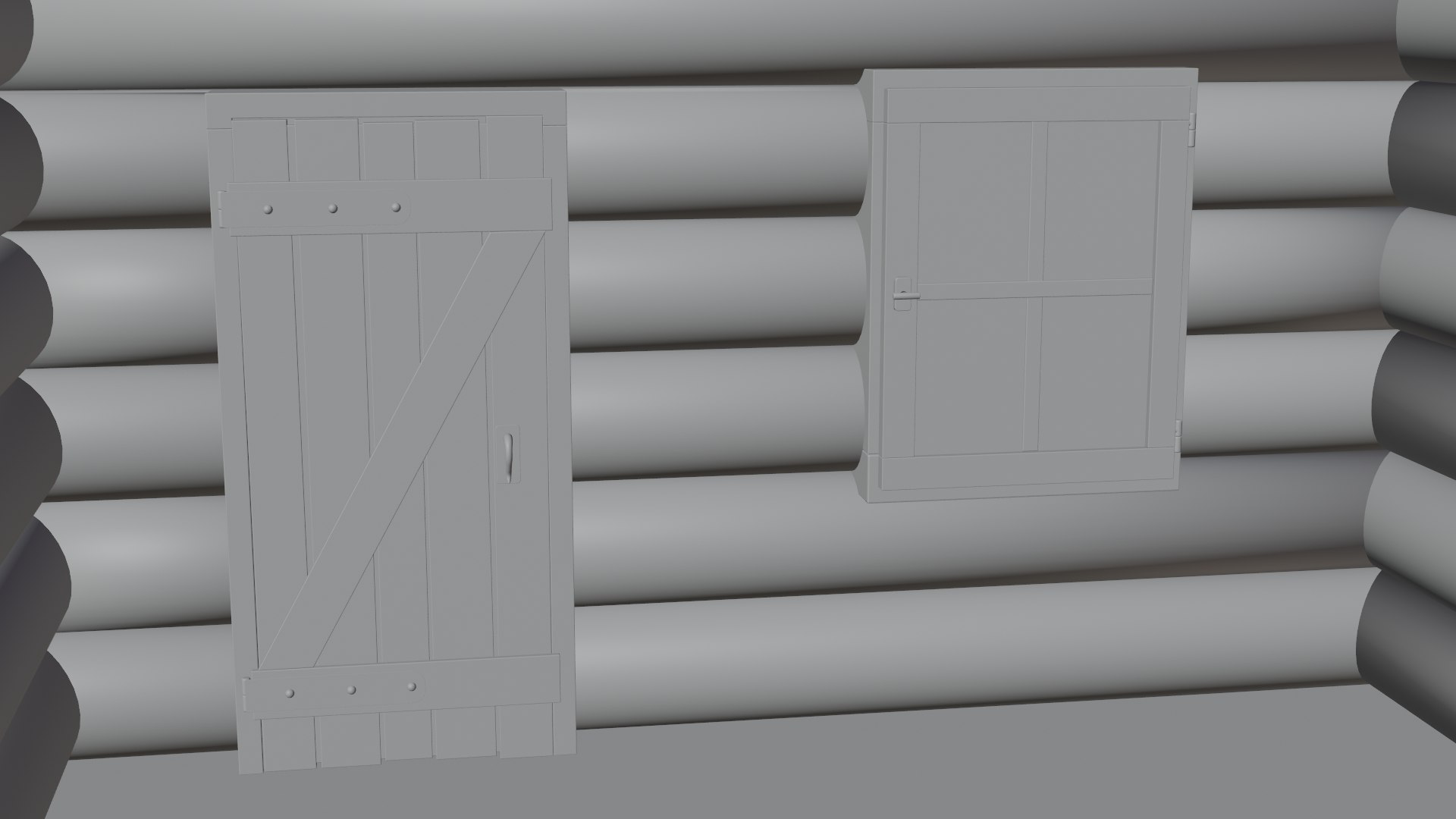 BlockCabin model - TurboSquid 1768142