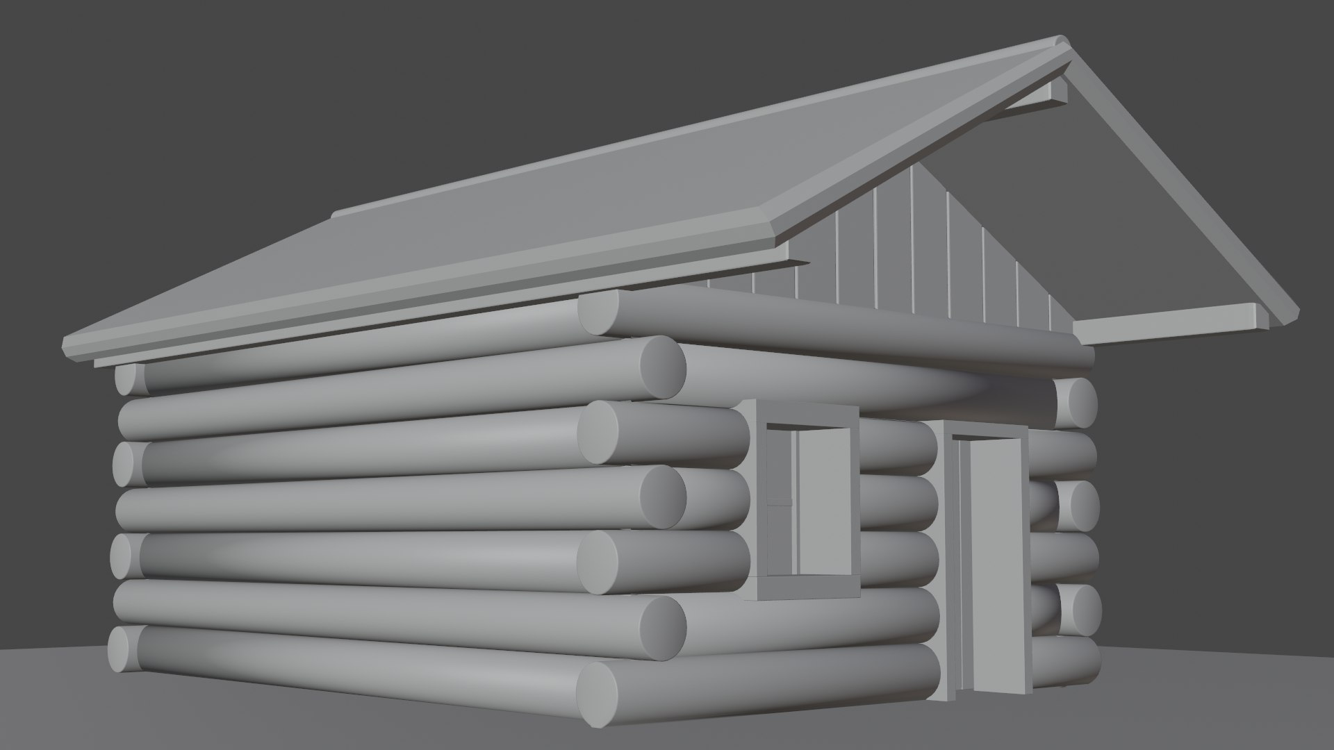 BlockCabin model - TurboSquid 1768142