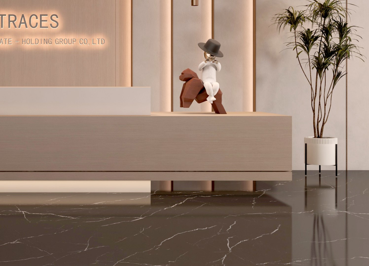 3D Reception Desk - TurboSquid 2357758