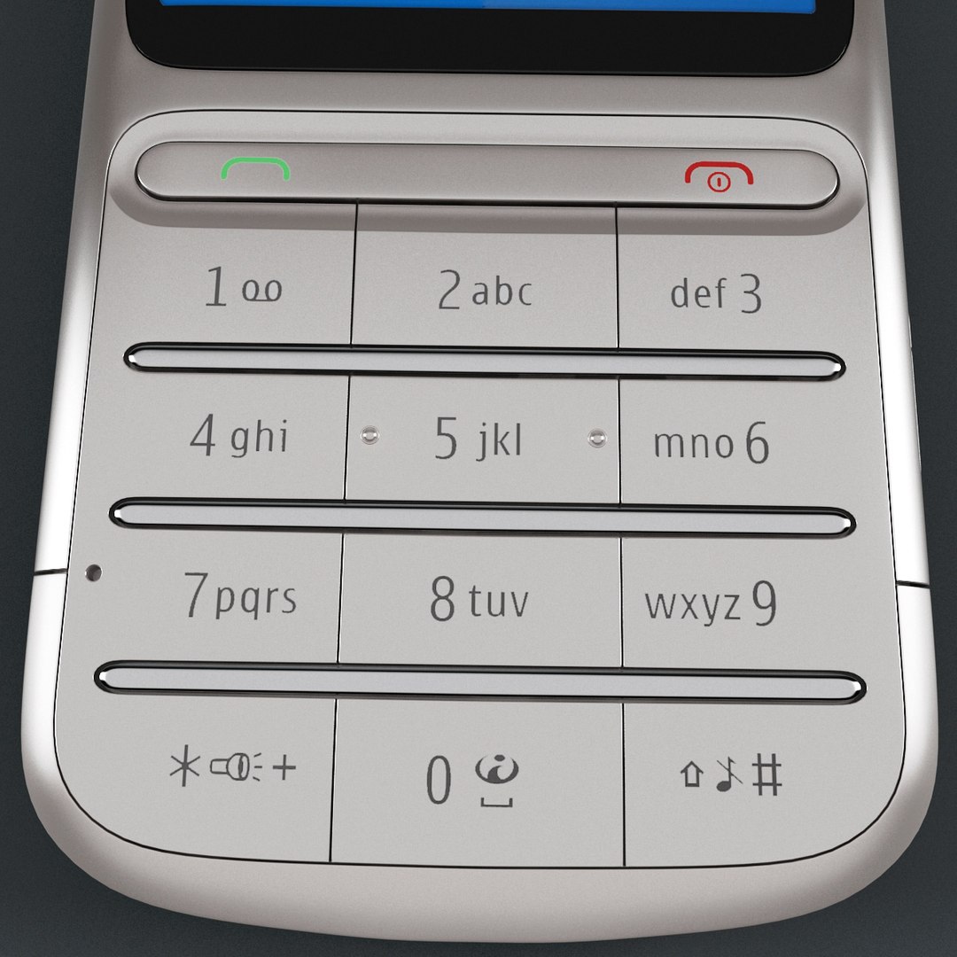3dsmax Nokia C3-01 Metall