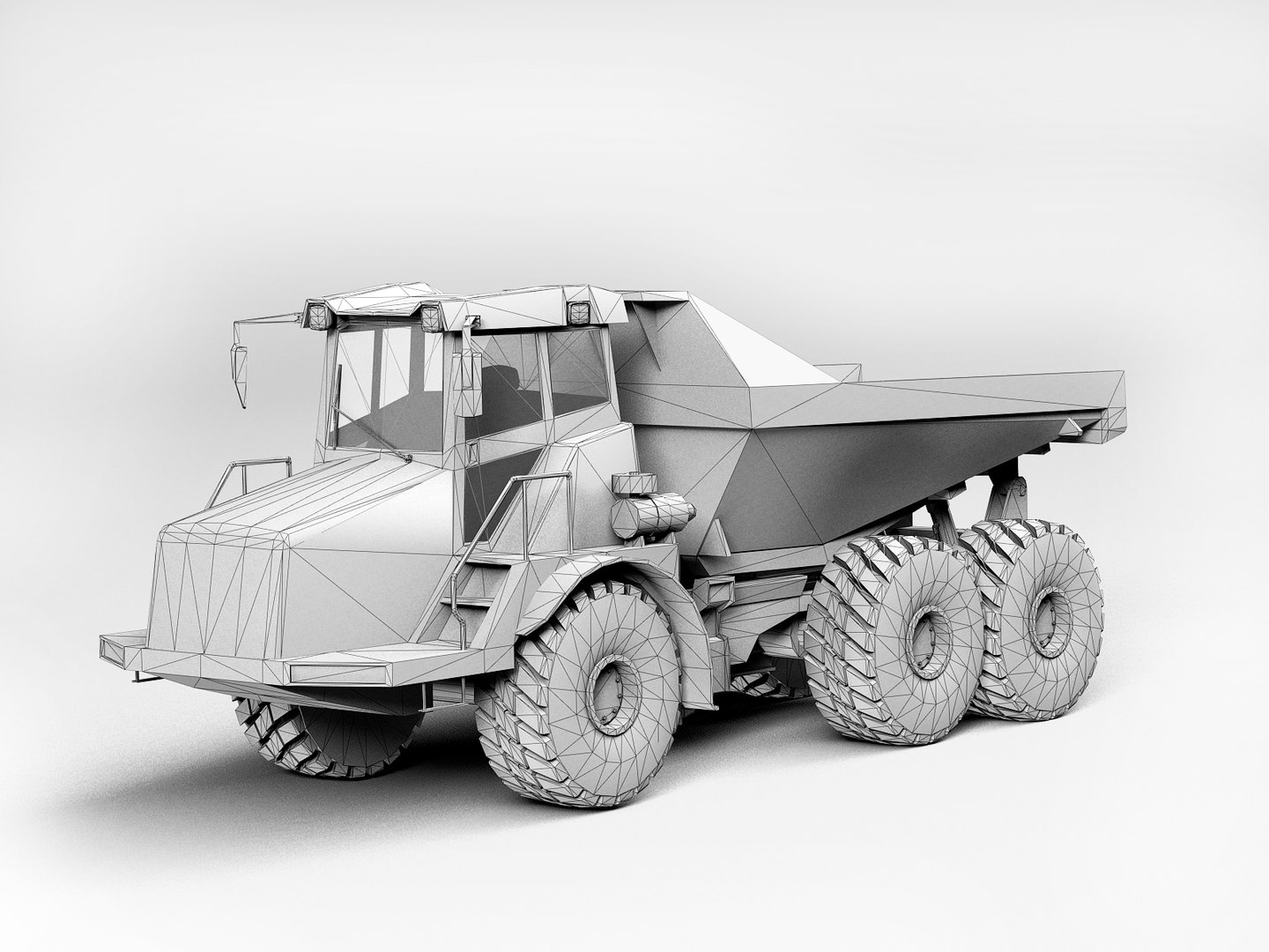 Dump truck model - TurboSquid 1370003