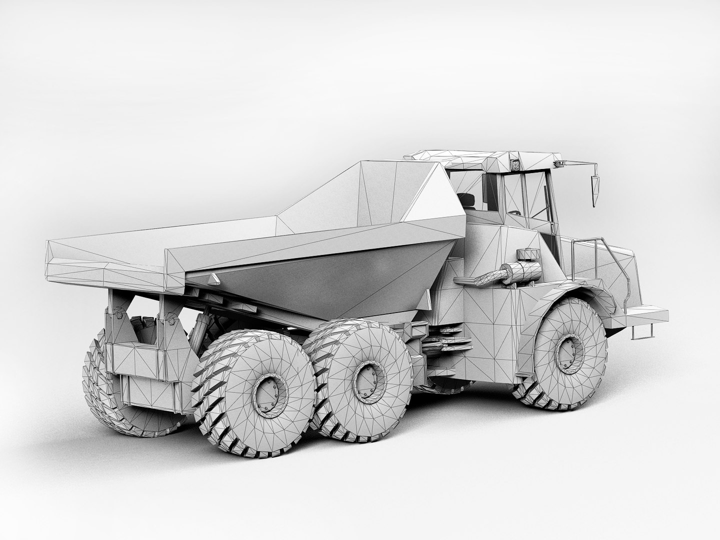 Dump truck model - TurboSquid 1370003