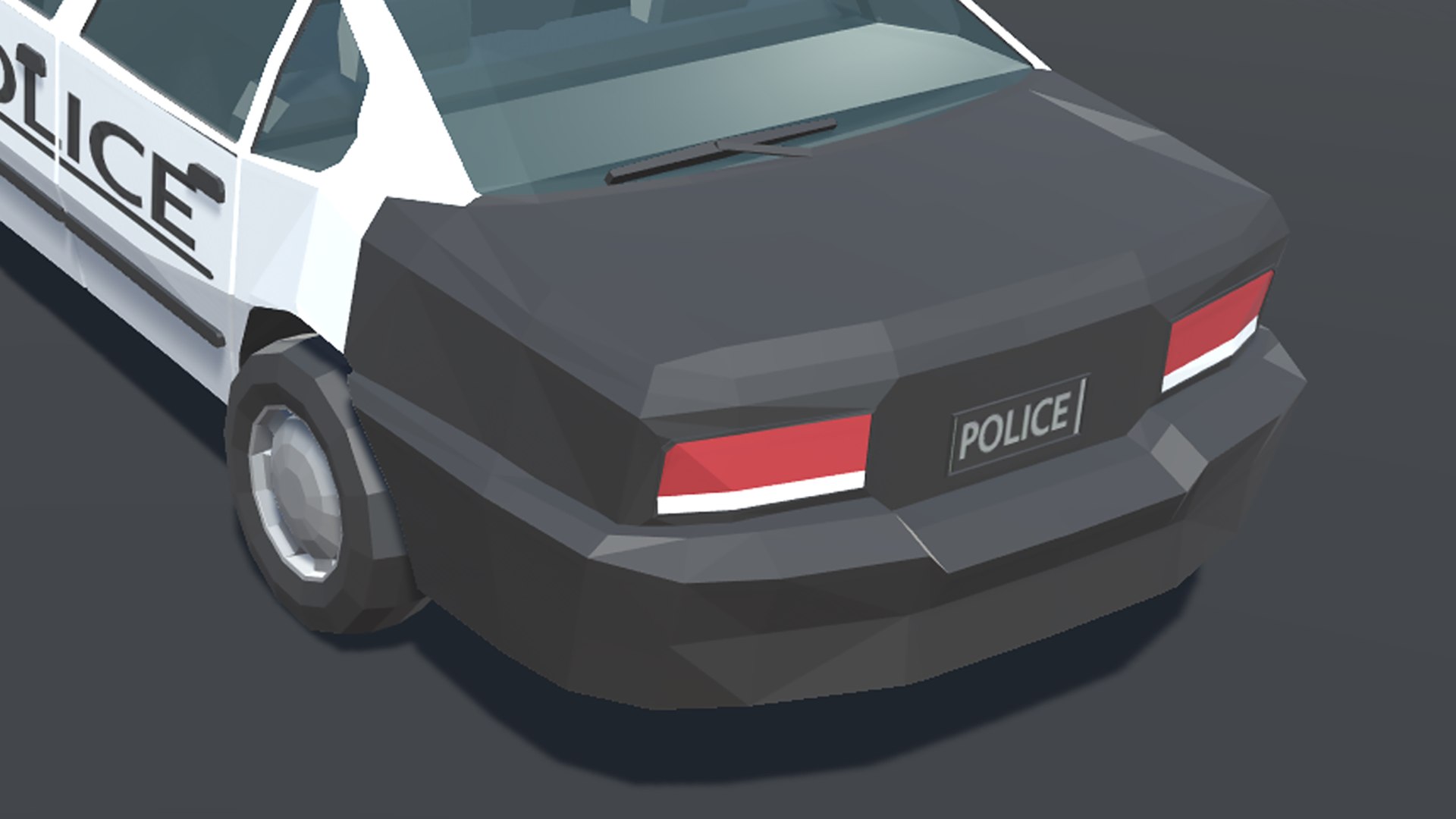 Police Car Low Poly 3D Model - TurboSquid 1834997