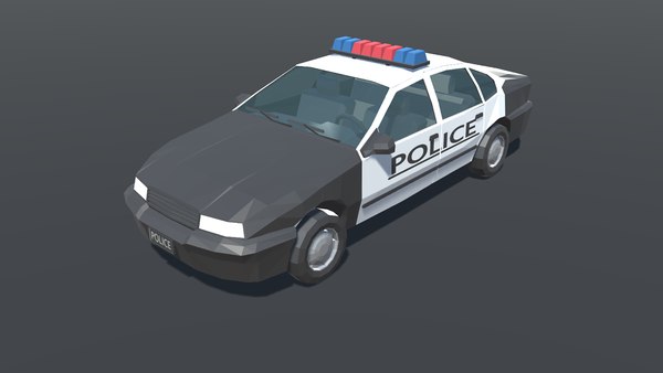 3D Police 4x4 Vehicle Low-poly 3D Model - TurboSquid 2083416