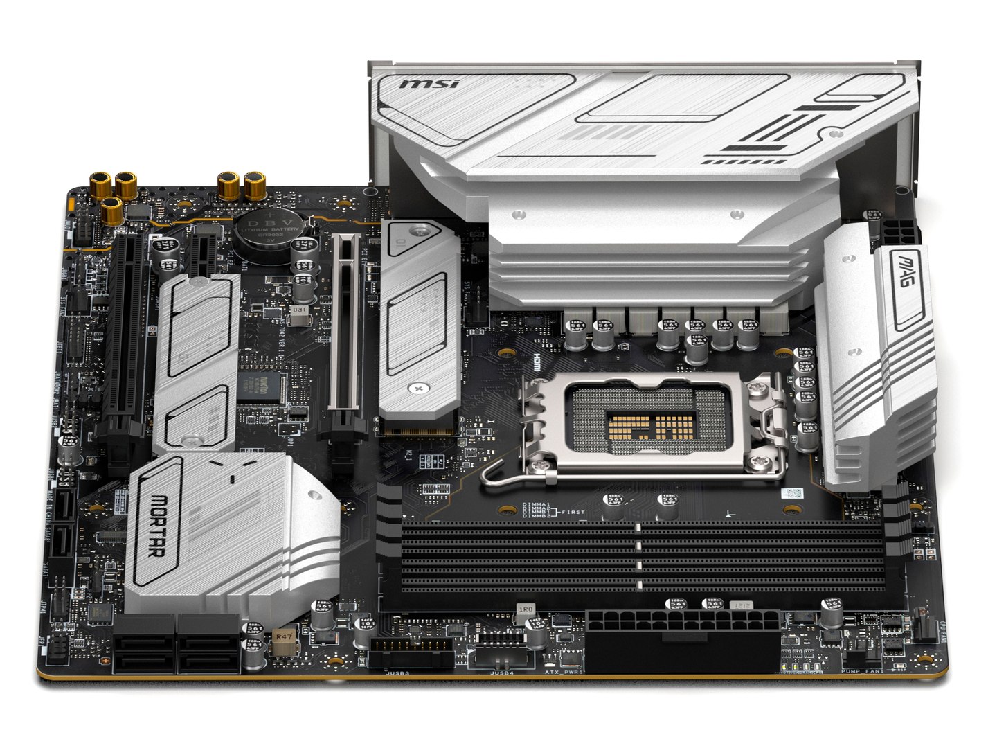 MSI MAG B760M Mortar 3D Model - TurboSquid 2186949