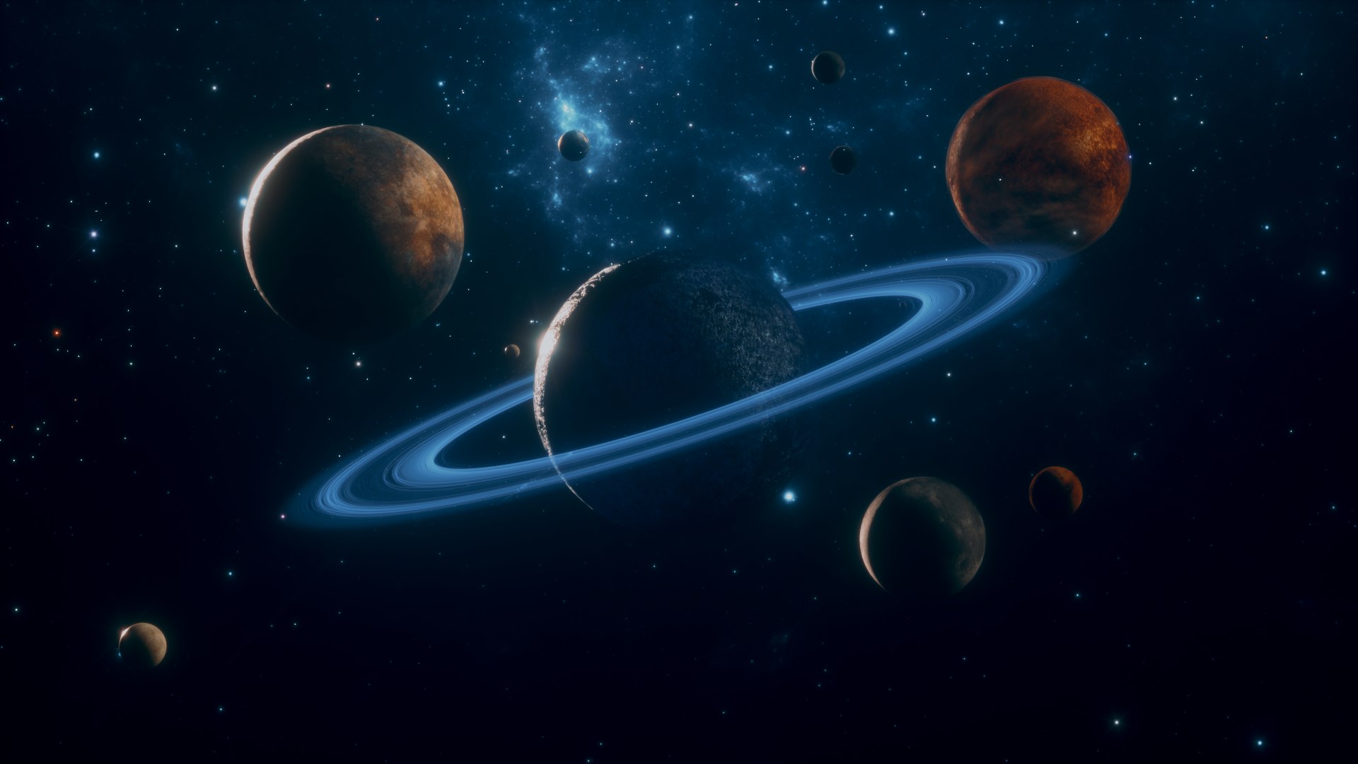 3D C4D Octane Wandering Earth Interstellar Shuttle Universe Space Model ...