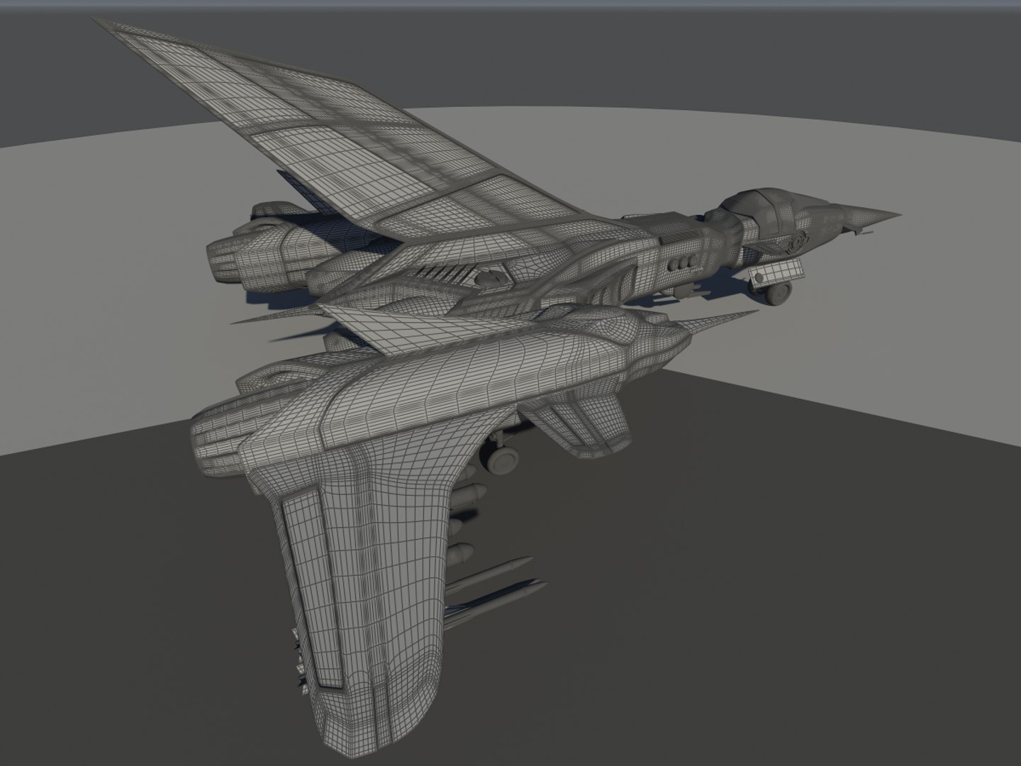 3D Sci-fi Airfighter - TurboSquid 1316593