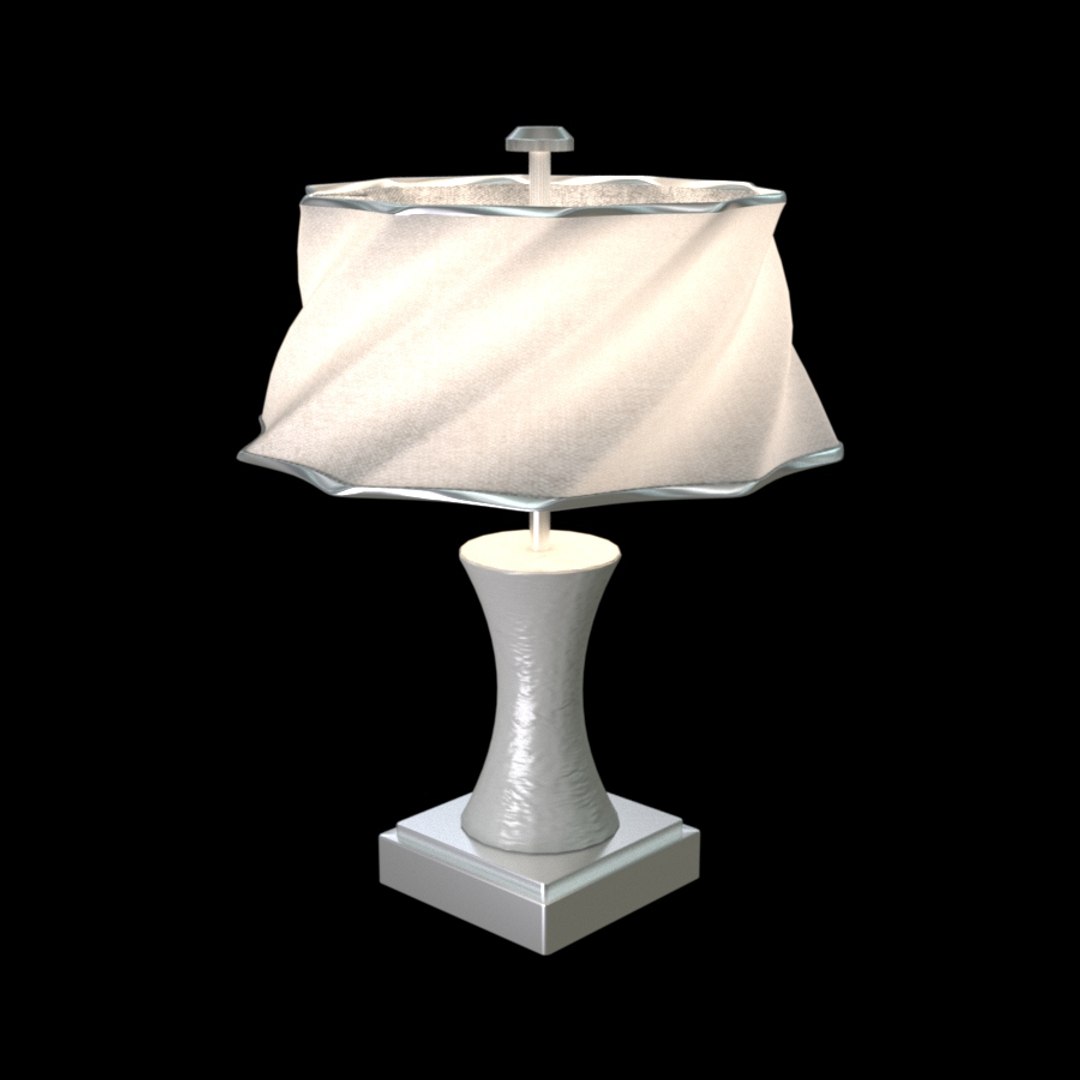 3D Table Lamp Twist Model - TurboSquid 1527060