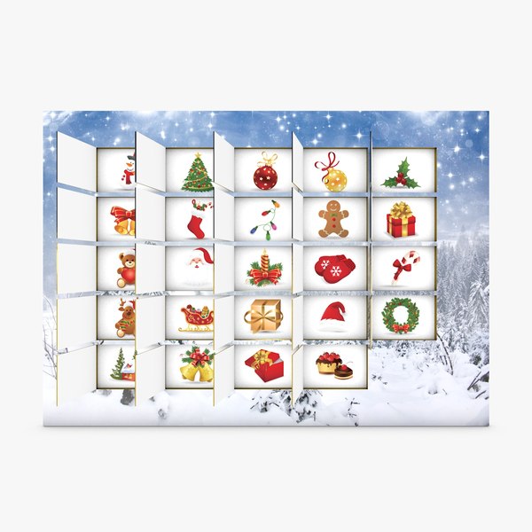 Advent Calendar 3D Models for Download | TurboSquid