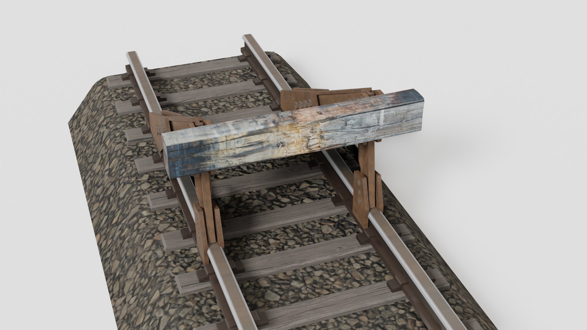 Worn Railway Buffer 3D - TurboSquid 2094702