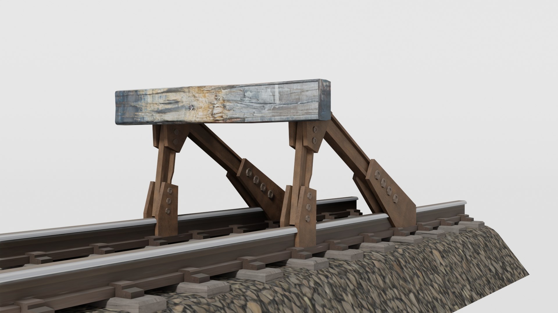 Worn Railway Buffer 3D - TurboSquid 2094702