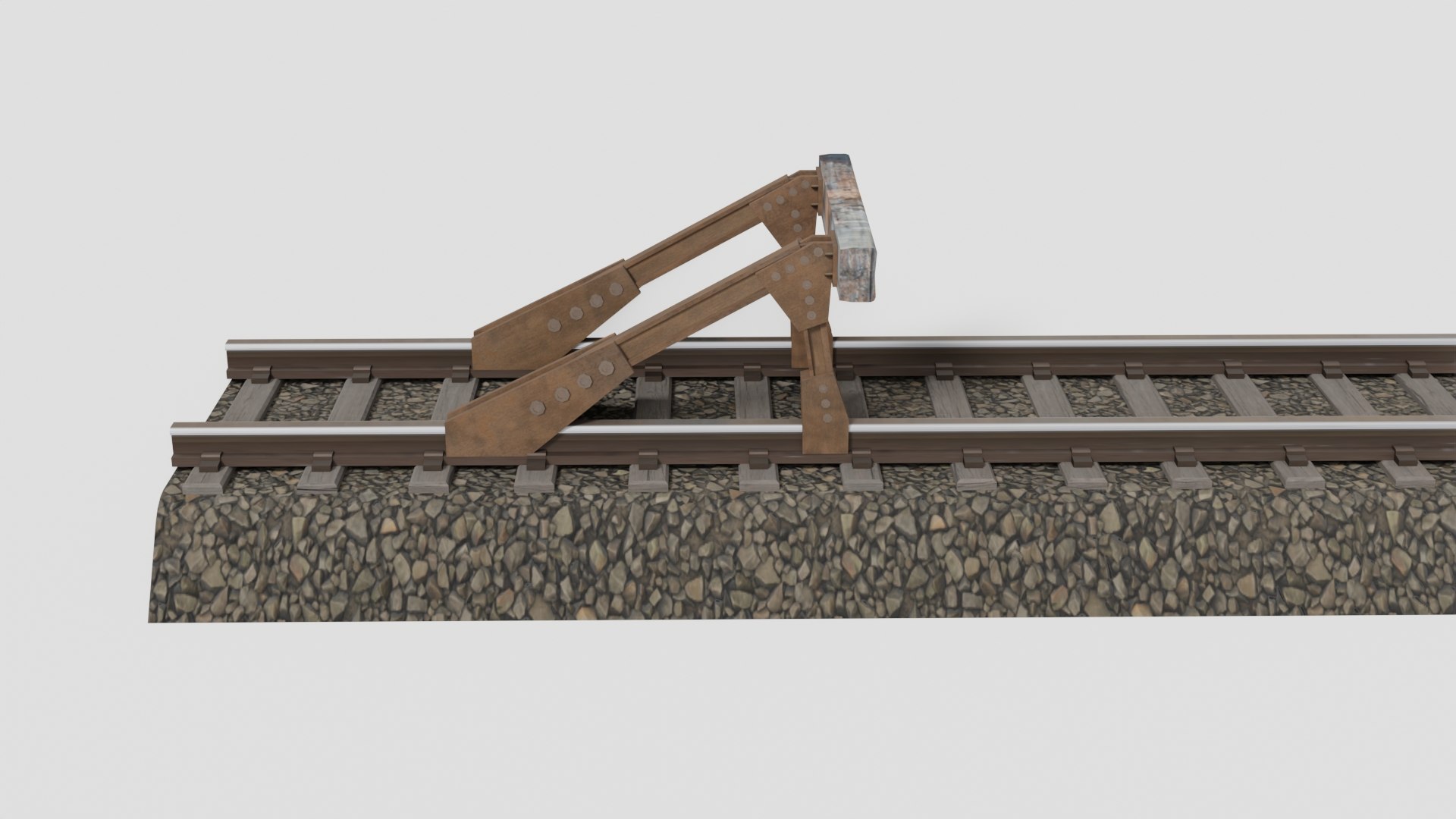 Worn Railway Buffer 3D - TurboSquid 2094702