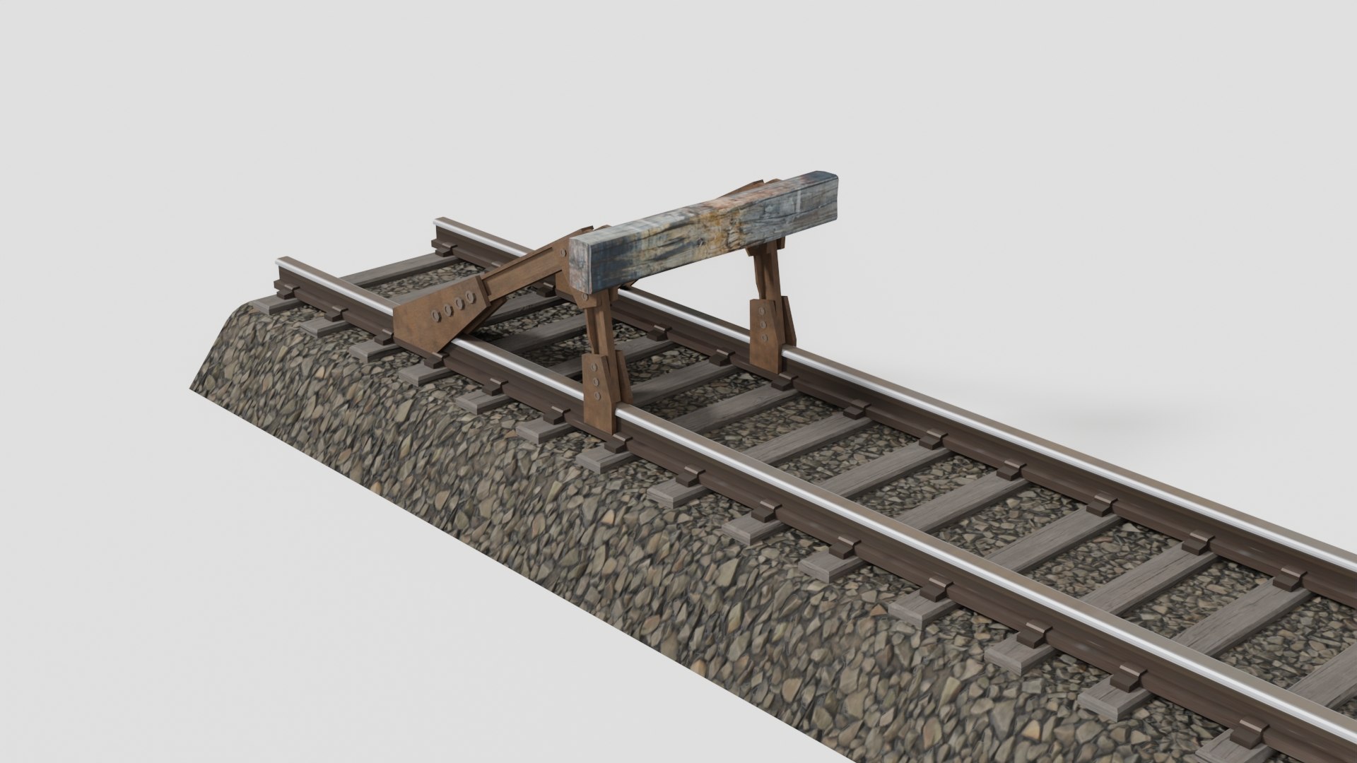 Worn Railway Buffer 3D - TurboSquid 2094702