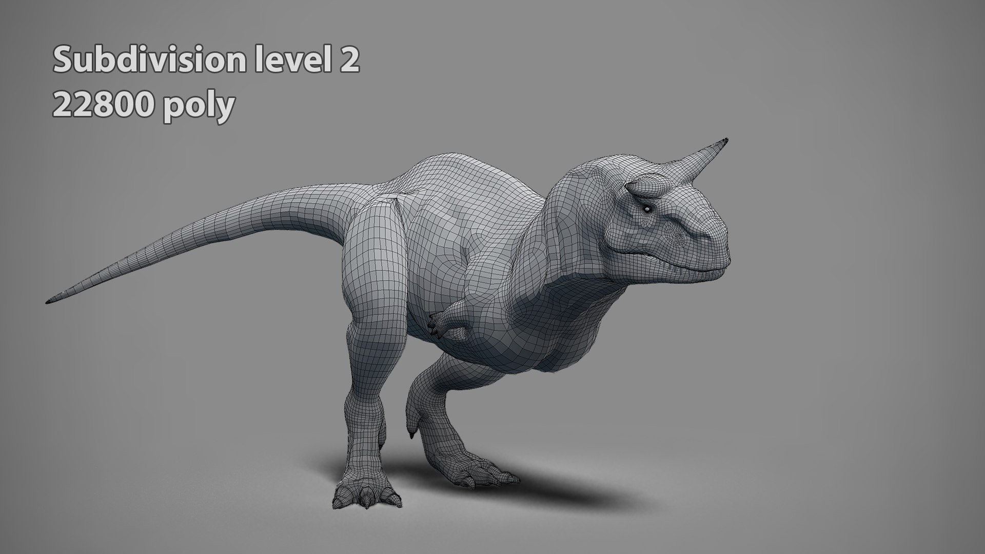 3d obj carnotaurus blender materials