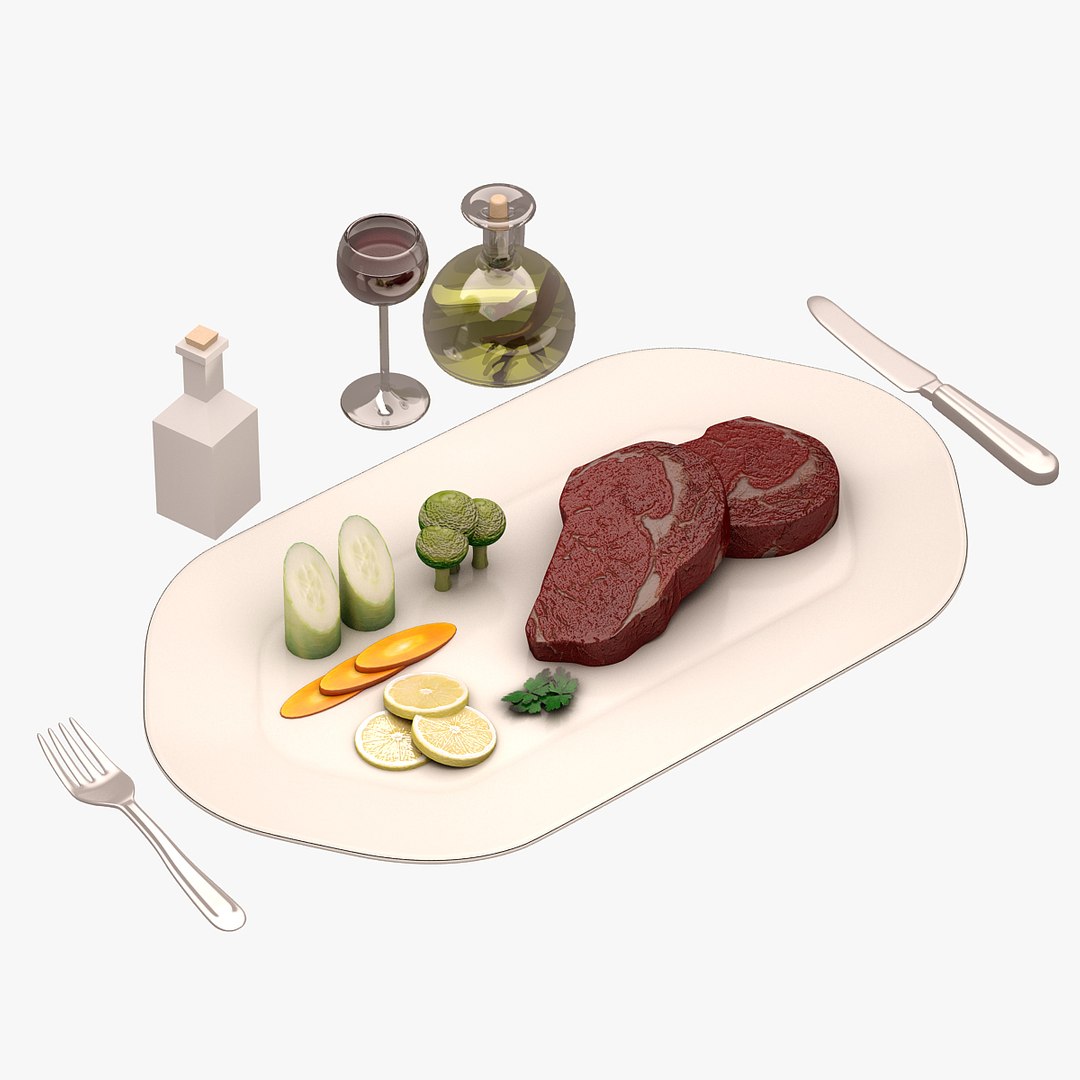 3d Model Beef