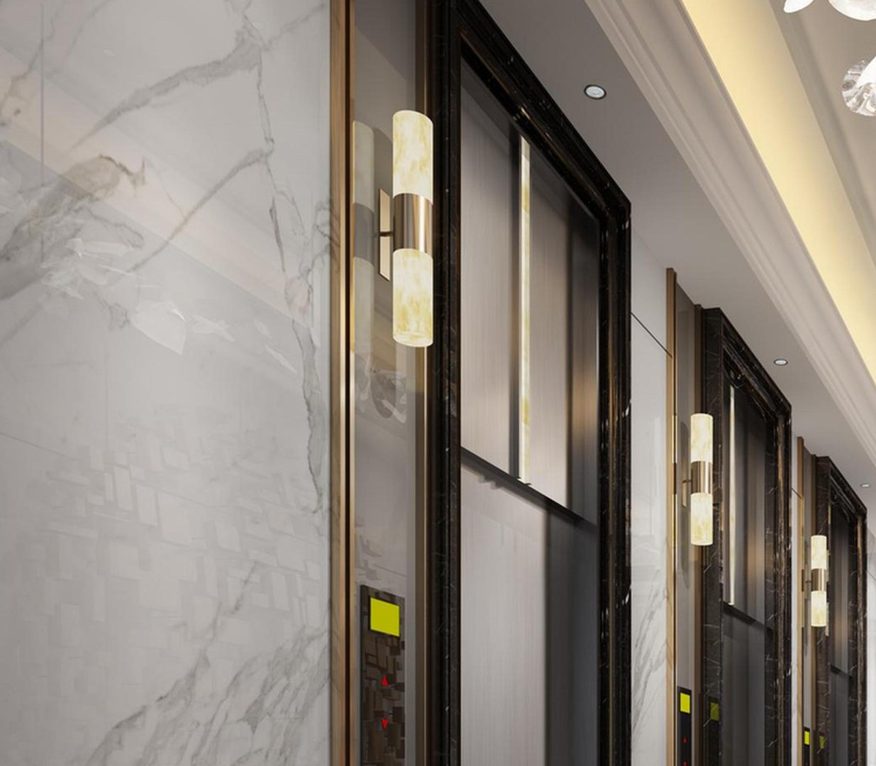 Modern hall elevator 3D model - TurboSquid 2129523
