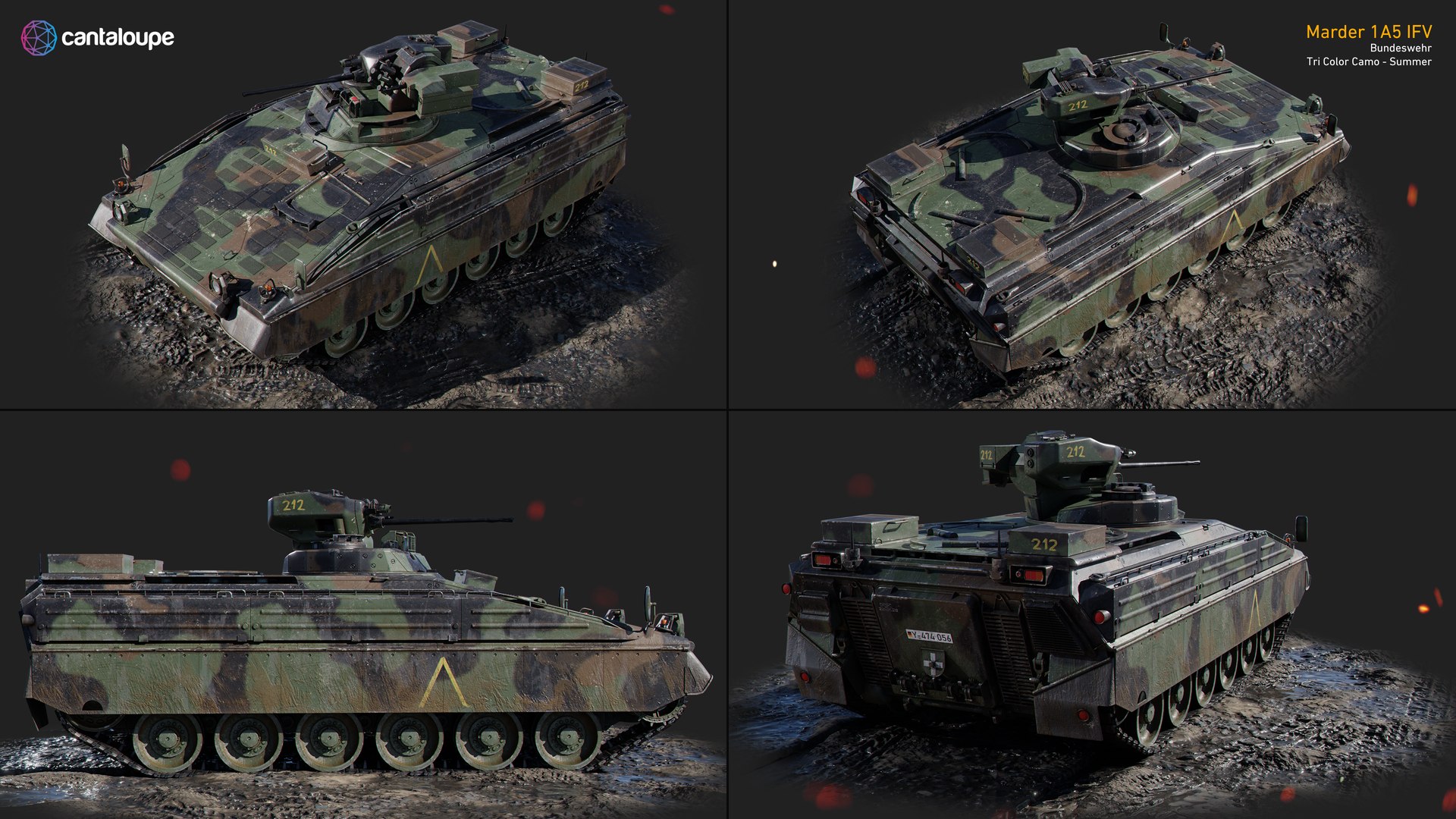 Marder 1A3A5 IFV 3D Model - TurboSquid 2081254