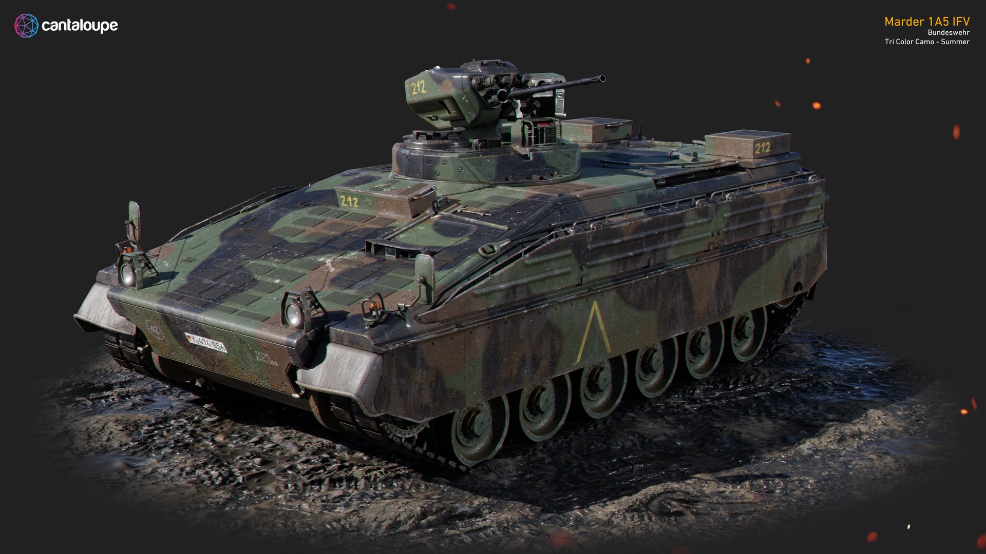 Marder 1A3A5 IFV 3D Model - TurboSquid 2081254