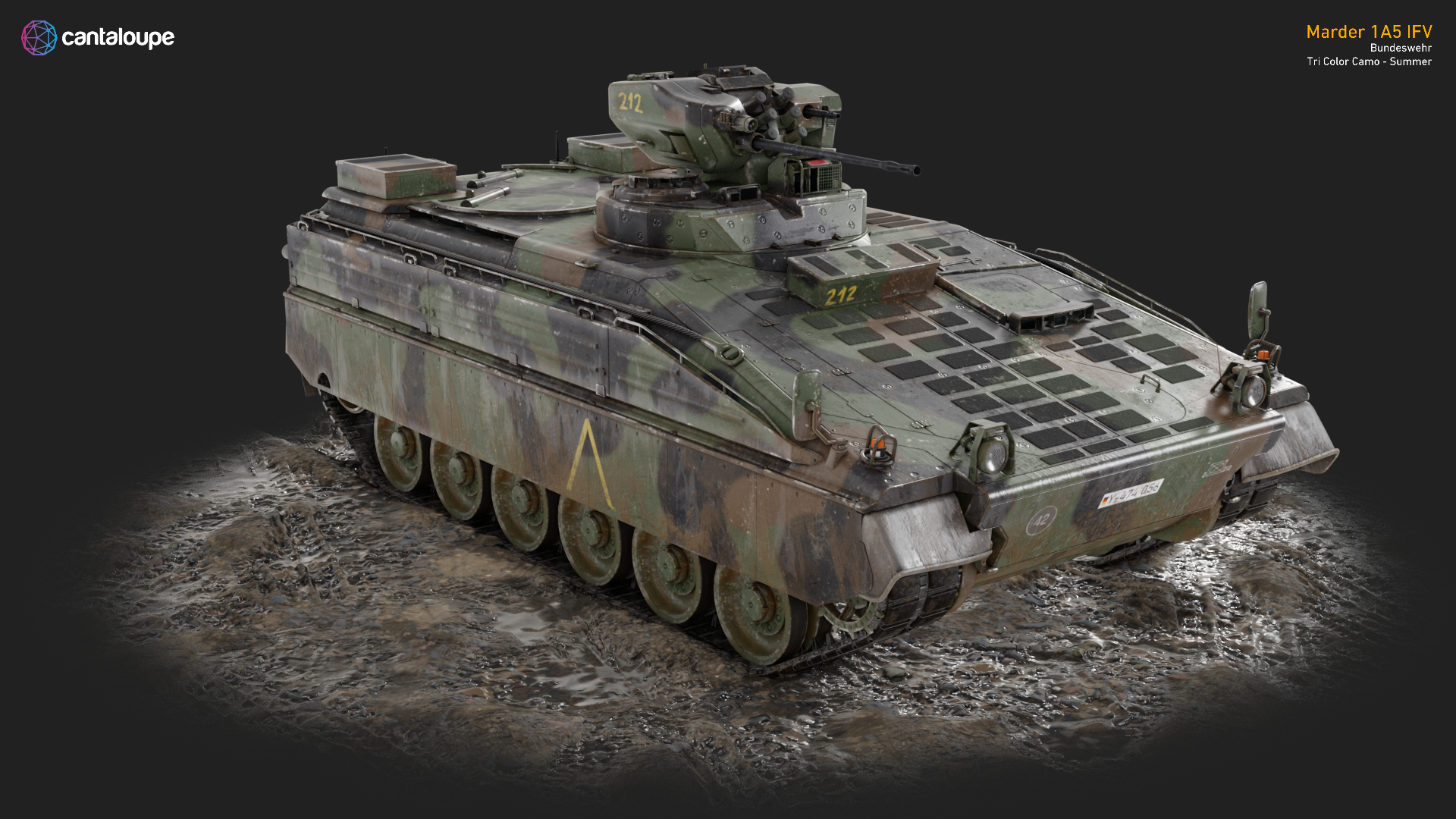 Marder 1A3A5 IFV 3D Model - TurboSquid 2081254