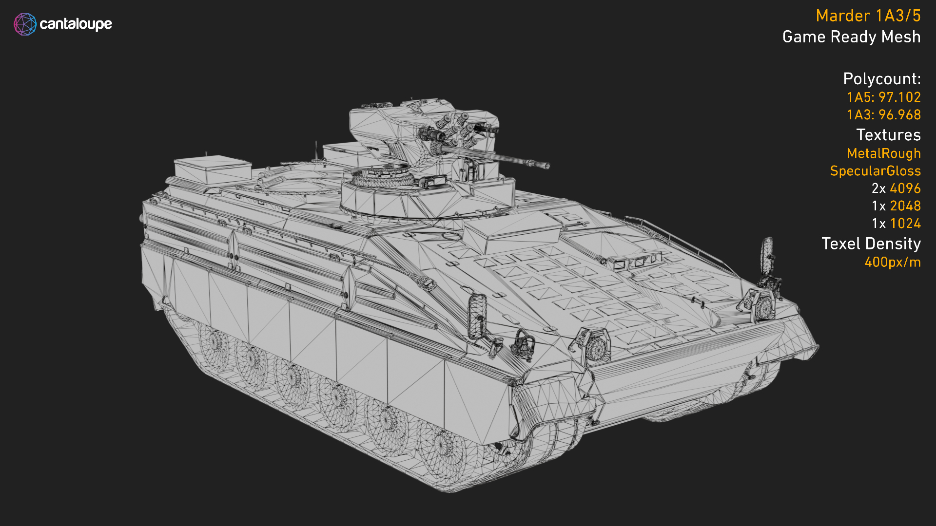 Marder 1A3A5 IFV 3D Model - TurboSquid 2081254