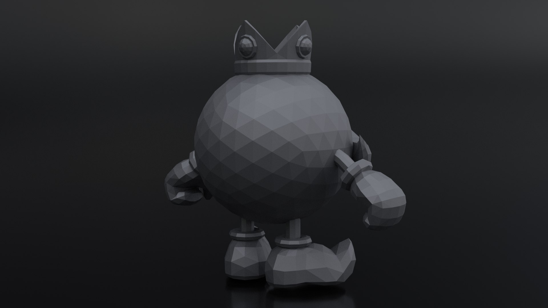 3D Model King Bob-omb Super Mario - TurboSquid 2348099
