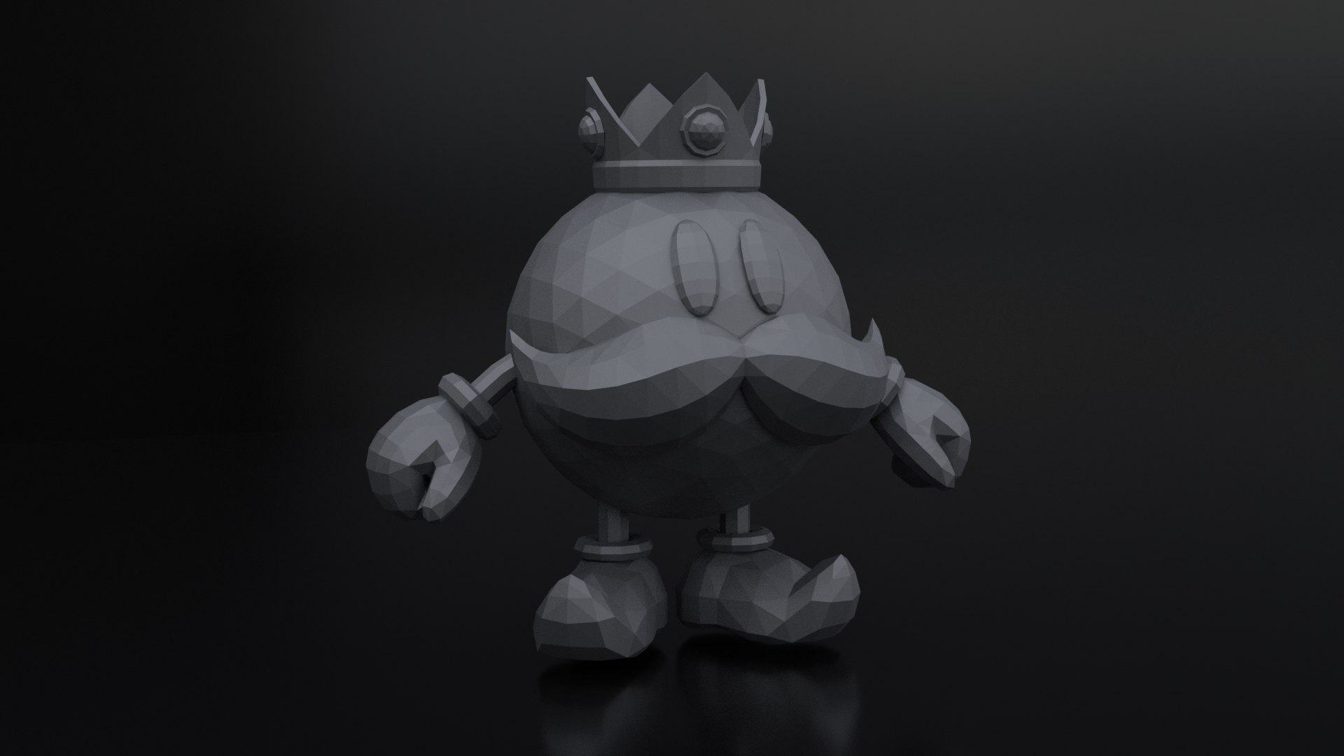 3D Model King Bob-omb Super Mario - TurboSquid 2348099