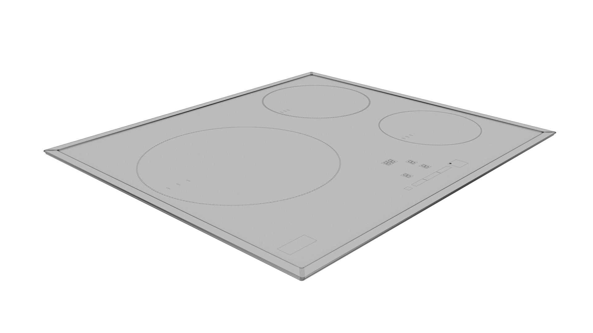 Miele Induction Cooktop 3D Model - TurboSquid 1980150