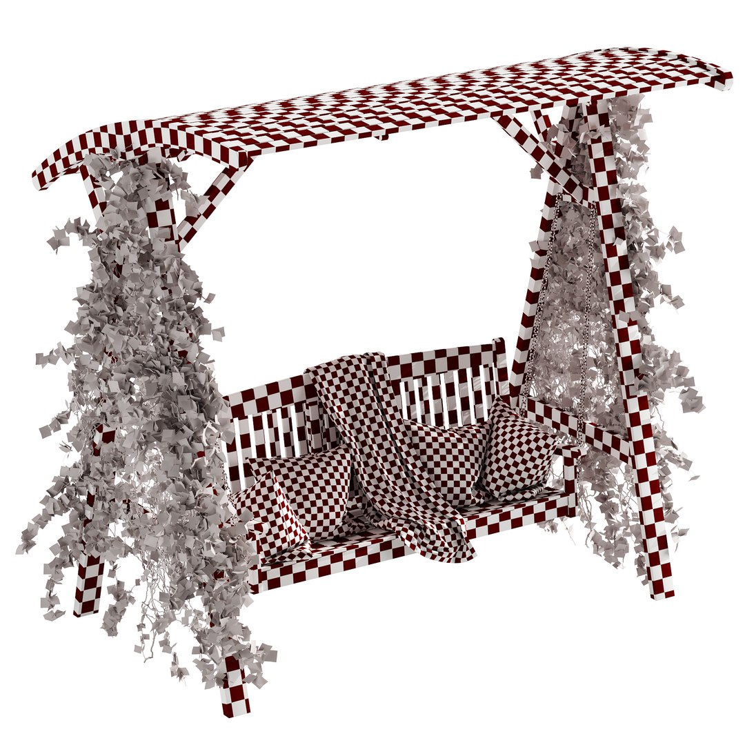 3D Garden Swing 2 Model - TurboSquid 1757372