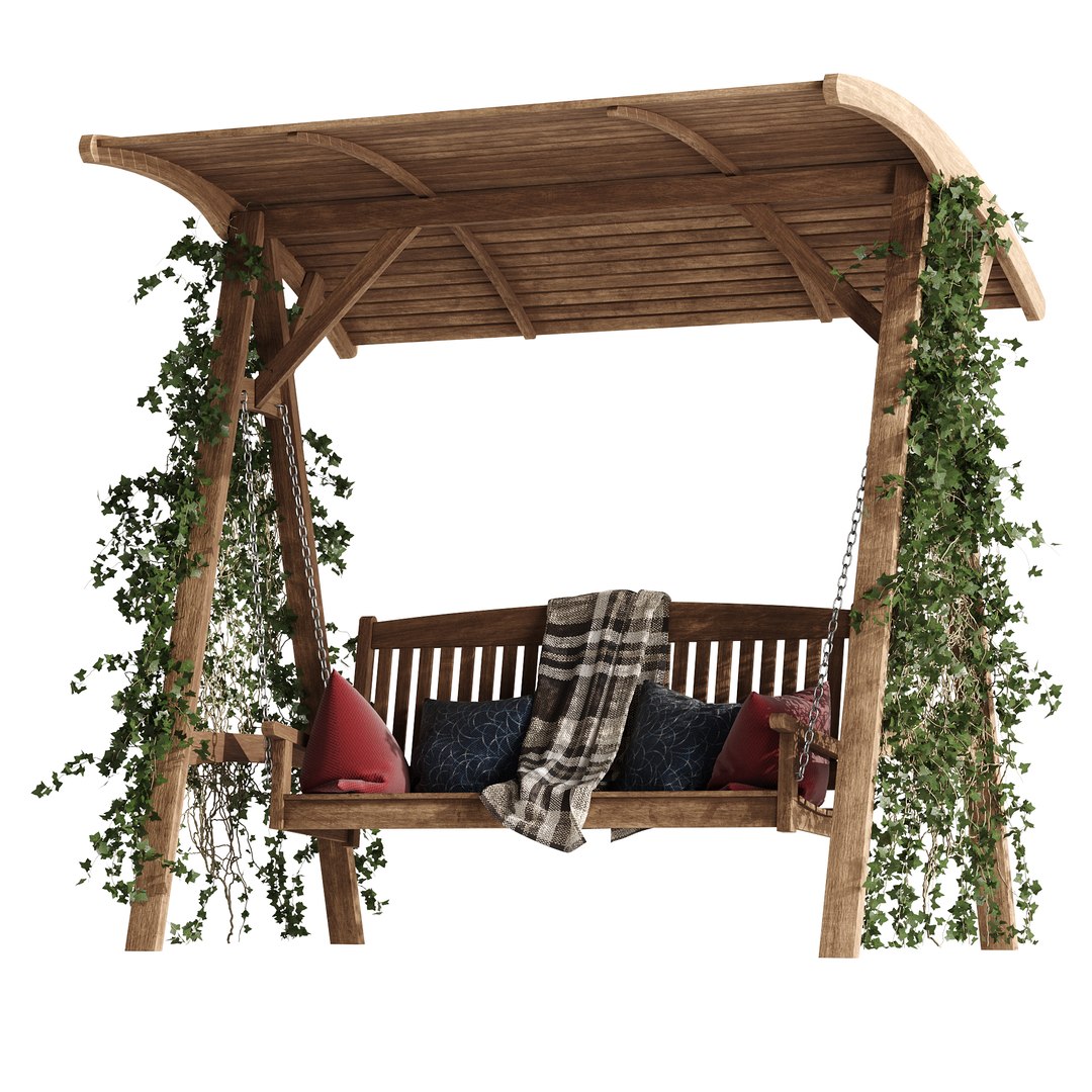 3D Garden swing 2 model - TurboSquid 1757372