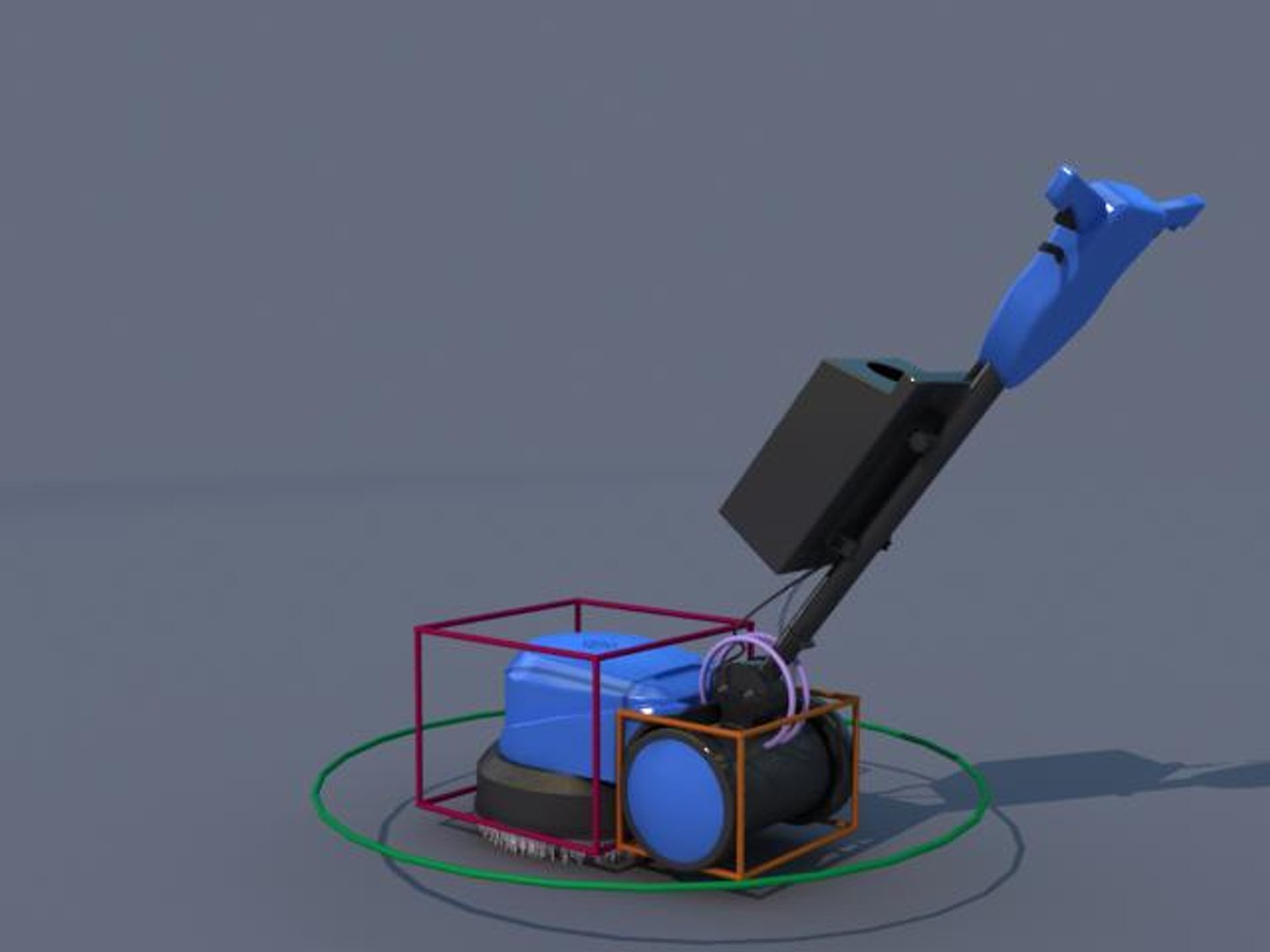 3ds Max Carpet Washer Machine