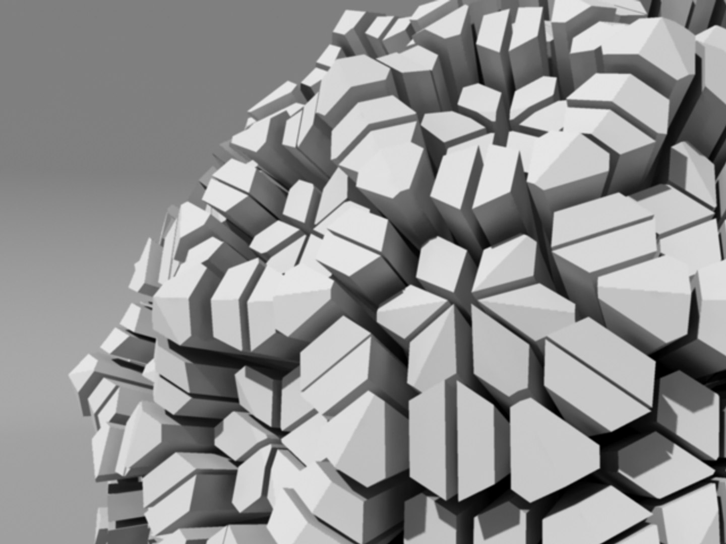 3d Voronoi Tesselation Model