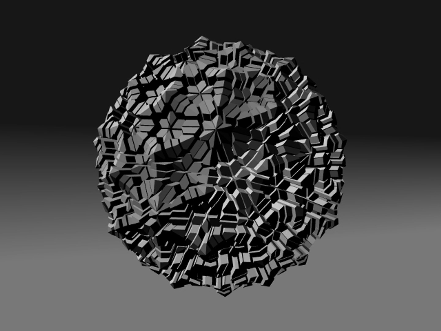 3d Voronoi Tesselation Model
