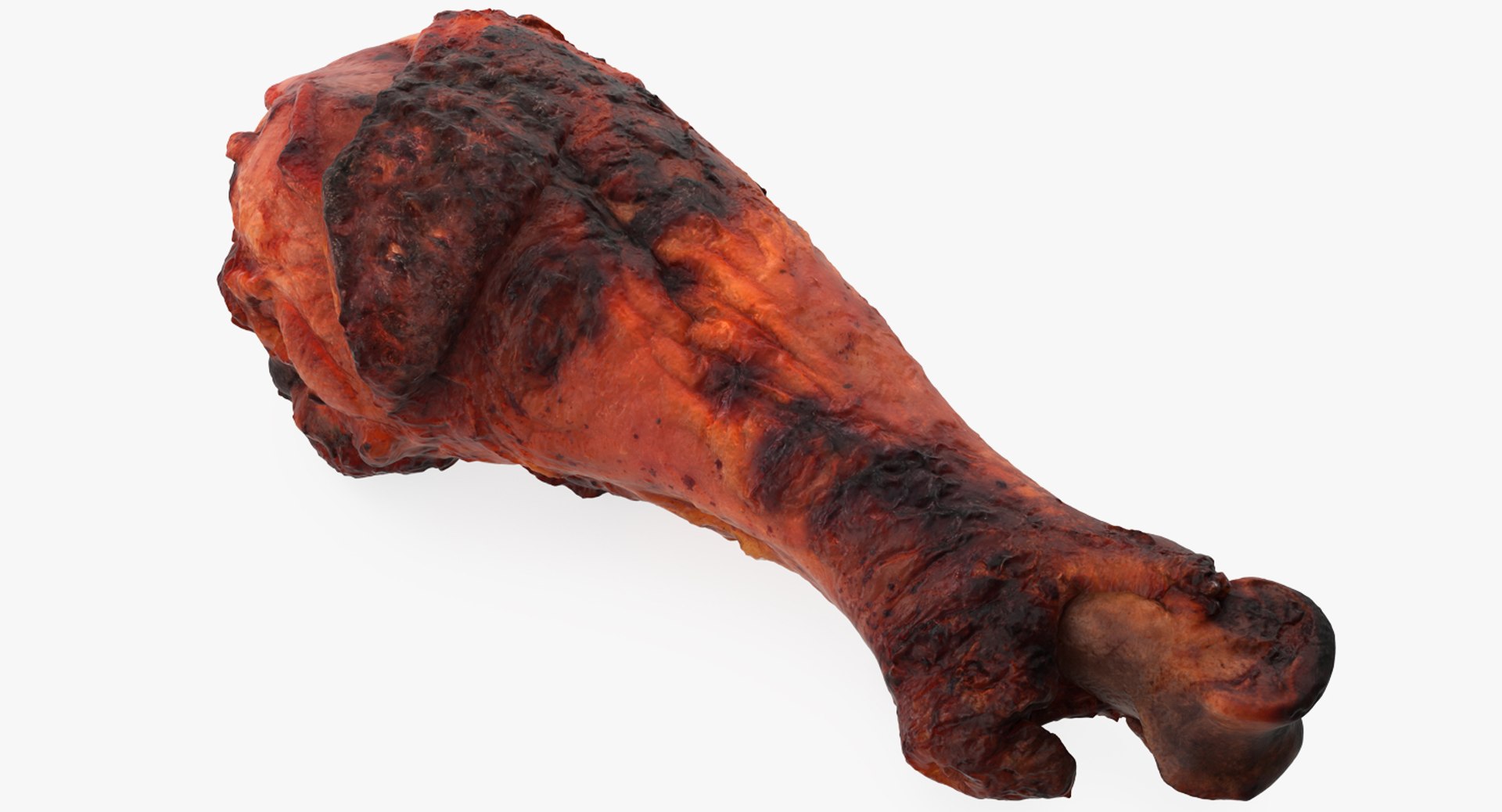 Roasted Turkey Leg 3D Model - TurboSquid 1214078