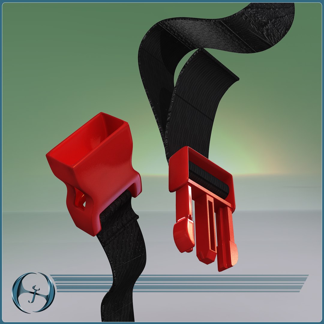 3d Model Plastic Buckle