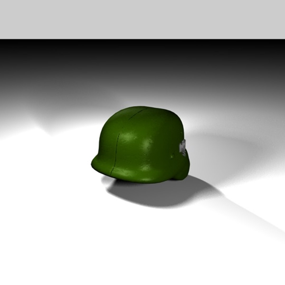 3d heer-helmet german nazi model