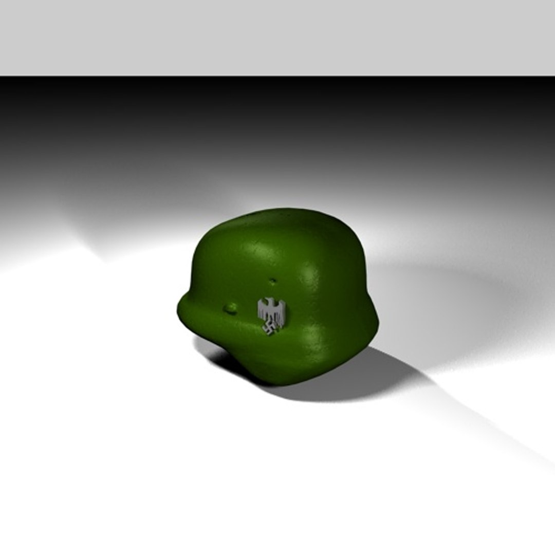 3d heer-helmet german nazi model