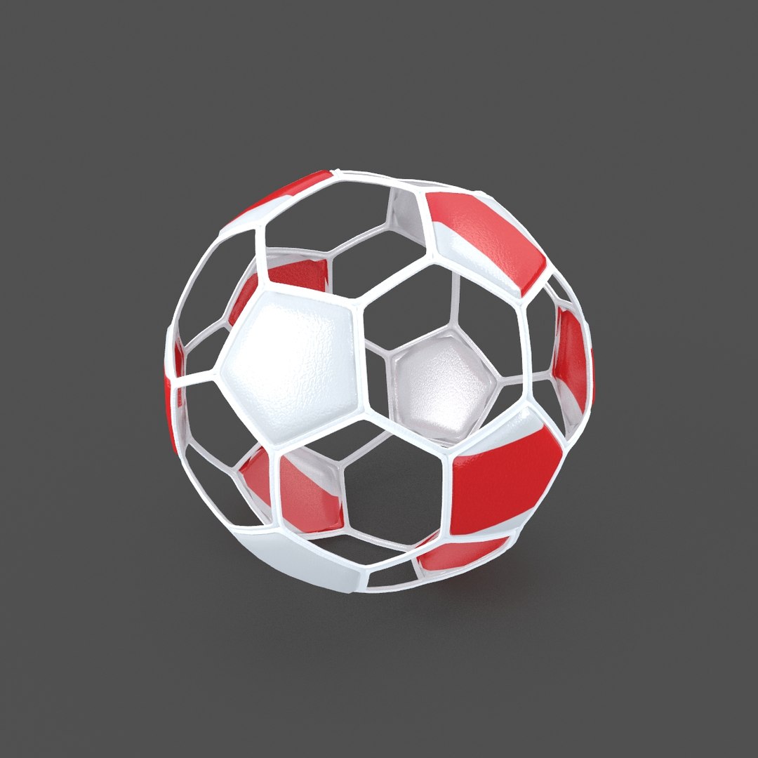 3d obj soccer ball