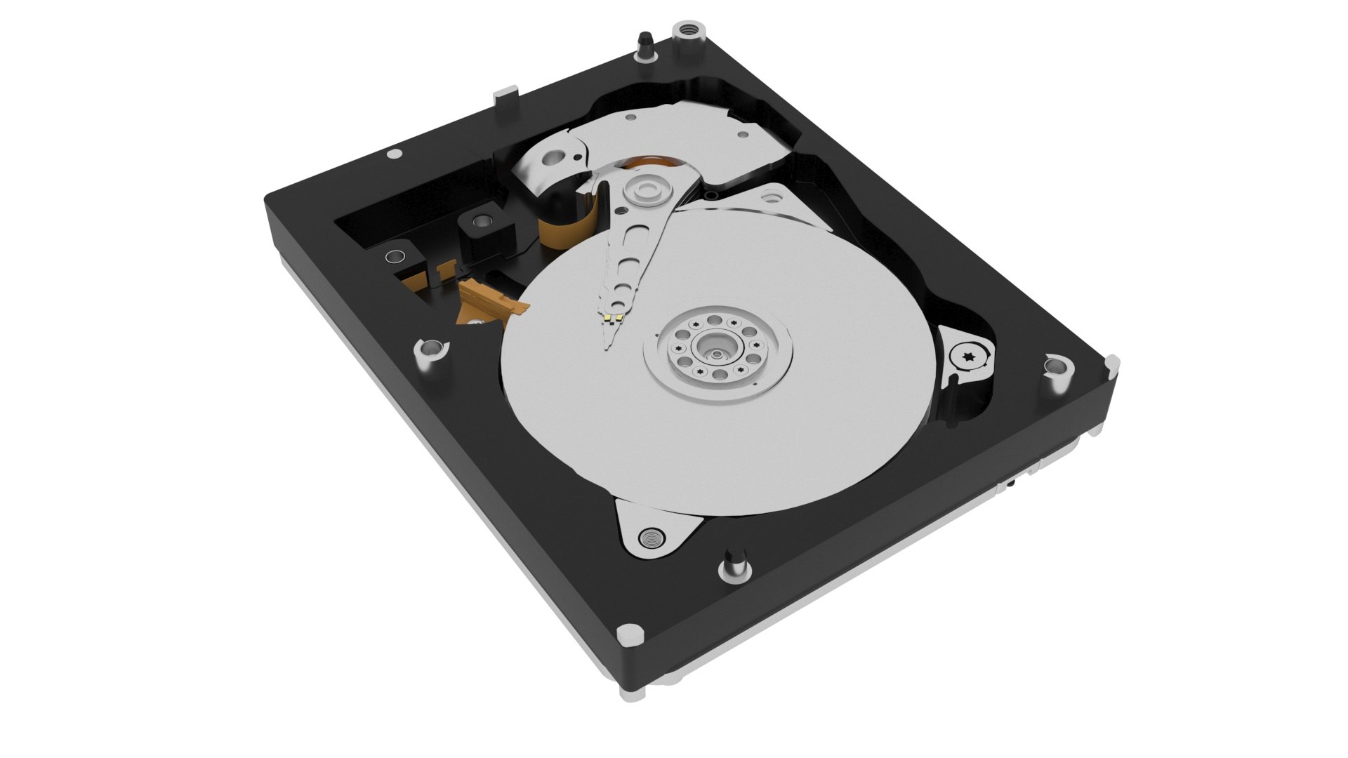 Opened Hard Disk Drive 3D Model - TurboSquid 2243428 Opened Hard Disk Drive 3D Model - TurboSquid 2243428