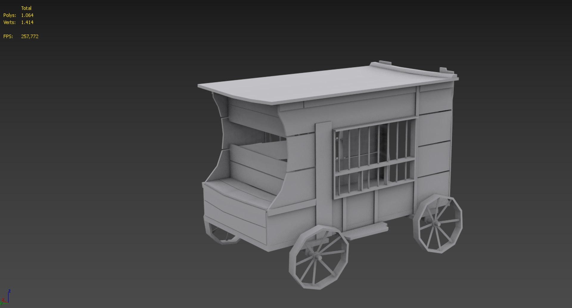 Western jail 3D model - TurboSquid 1168864