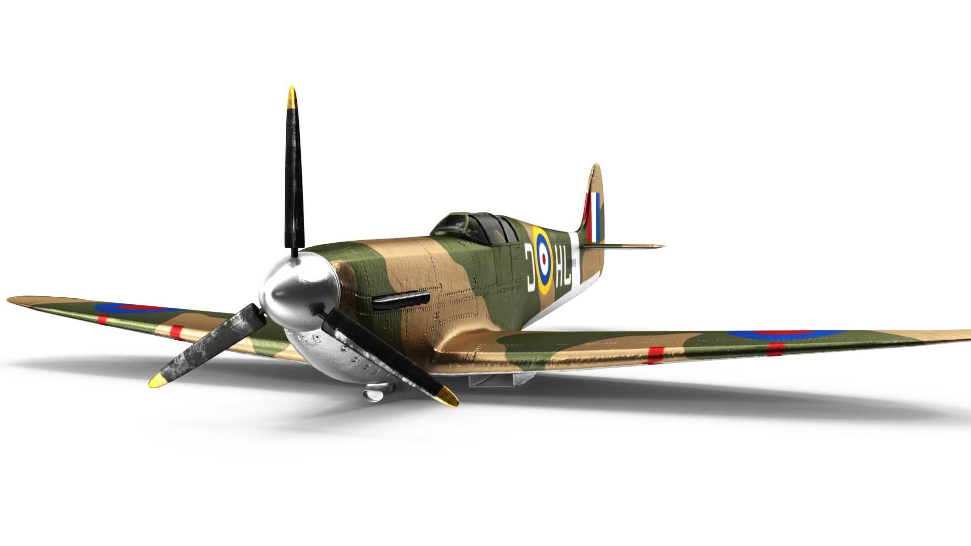 3D Model Spitfire Supermarine - TurboSquid 1701065